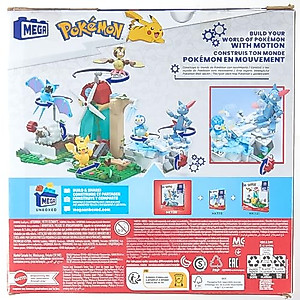MEGA Pokémon Building Toys Set, Piplup and Sneasel’s Snow Day with 183 Pieces, 2 Poseable Characters and Motion, for Kids