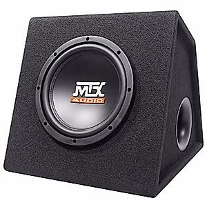 MTX AUDIO RTP8A 8" 120W Car Loaded Subwoofer Enclosure Amplified Box Vented