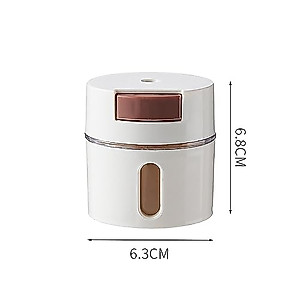 2023 new 6-piece magnetic suction spice box set combination of spice bottles wall-mounted household spice jar kitchen seasoning quantitative salt shaker