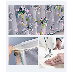 YIJIAFEIFEI Dust Cover with Openable Front Flap LCD TV Display Dust Cover Decorative Paintings Lace TV Cover for Curved/Flat TV(Size:40 inch)