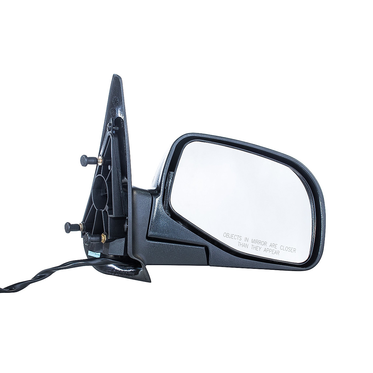 Dependable Direct Right Passenger Side Textured Folding Door Mirror for 98-05 Ford Ranger Parts Link # FO1321206