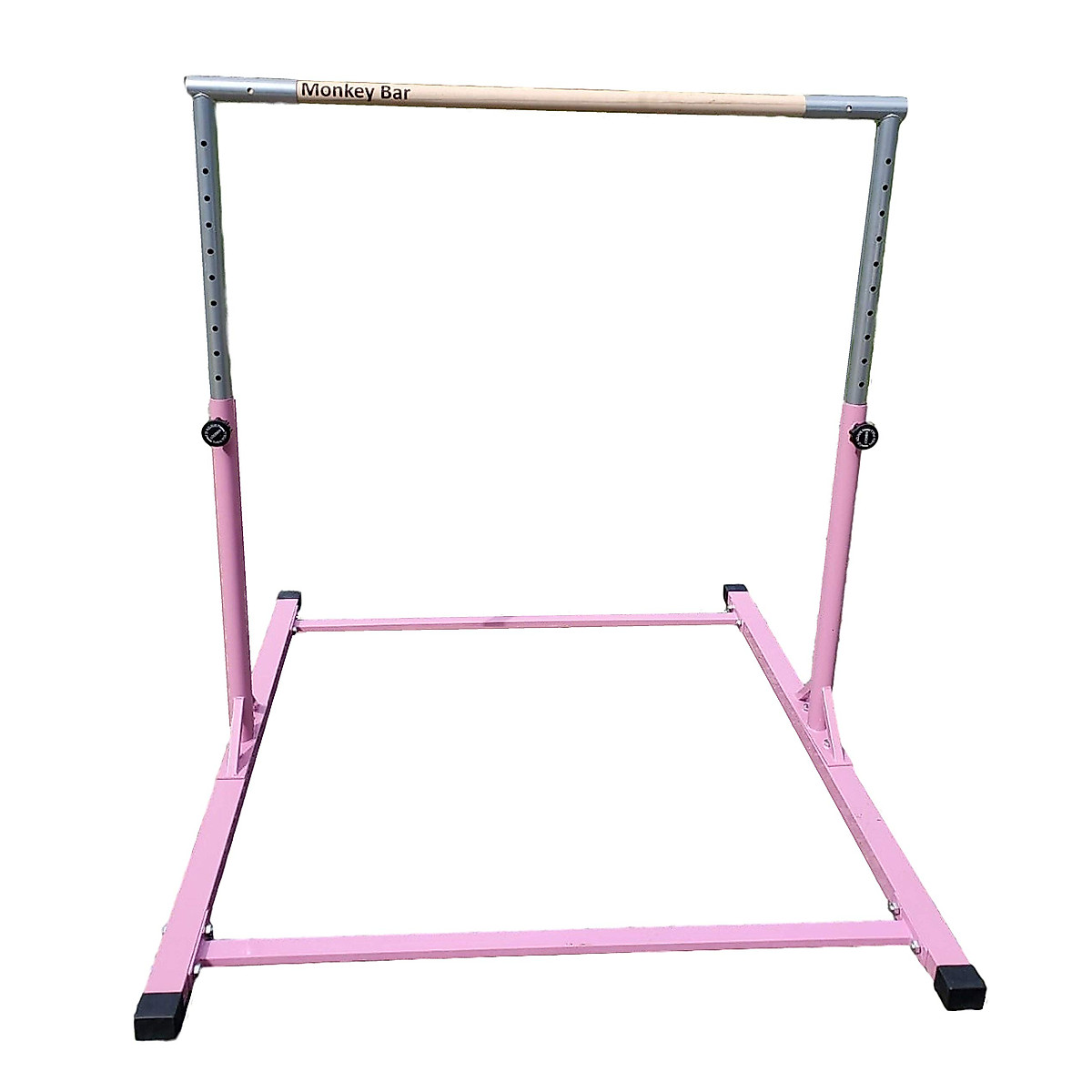 ProGymnastics Horizontal Bar Gymnastics 3' to 5' Kip Junior Sturdy Adjustable Bars Teenagers Pink