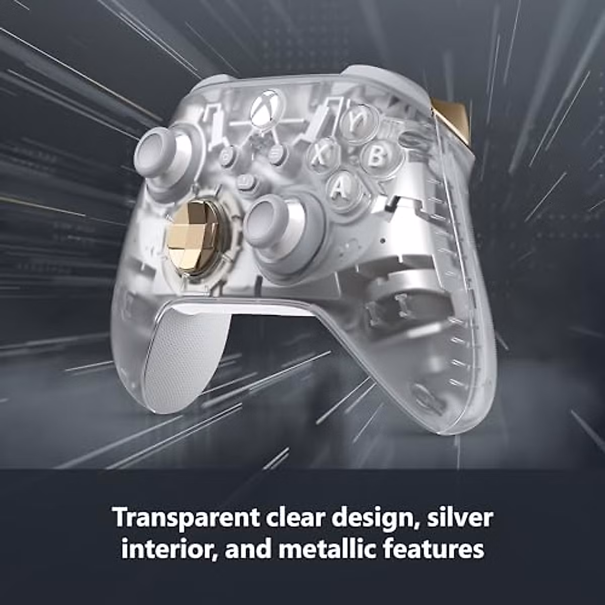 Xbox Special Edition Wireless Gaming Controller – Ghost Cipher Series X|S, One, Windows PC, Android, and iOS