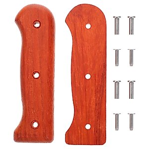 UPKOCH 2pcs Wood Knife Scales Kitchen Knife Handle Knife Repair Handle for Sashimi Natural Wood Handle Replacement