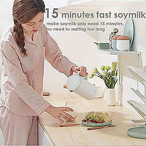 FairUo Kettles, Tea Kettles Kettles for Boiling Water Mini Soymilkhine Multifunctions Blender Kettles for Boiling Water 1-2 Persons Household Mixer Teapot/White