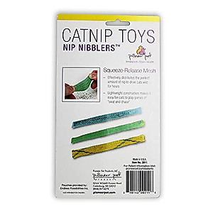 Pioneer Pet Nip Nibblers Catnip Toy – 3 Pack – Catnip Filled Toys For Indoor Cats -Teething Toy For Kittens That Bite And Chew