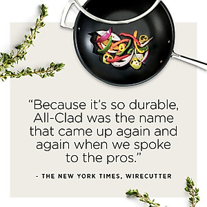 All-Clad Essentials Nonstick Lid, 12 inch, Stainless Steel