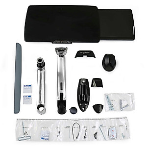 Ergotron – LX Keyboard Arm, Wall Mount Adjustable Keyboard Tray – Polished Aluminum