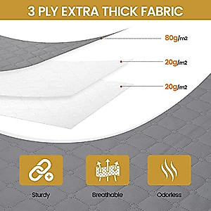 FORCTIBULL Large Storage Bags, Closet Organizers and Storage Bins with Lids, Storage Containers with Clear Window for Organizing Clothes Blanket Comforter Bedding Toy, 84L (3 Pack, Gray)