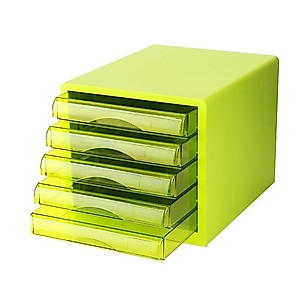LEYT Flat File Cabinet, 5-Layer Drawer Cabinet, Information Cabinet, Plastic Filing Cabinet, for A4 File Organization and Storage, 2Colors (Color : B1)