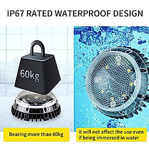 YGDGSDDS Outdoor Solar Ground Light has IP67 Waterproof and 8 LEDs, Suitable for Outdoor Night Scene Lighting Such as Swimming Pools, Gardens, etc, Making it Bright(White 4Pack)