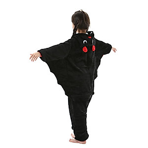 CuteOn Bat Onesie Kids Animal Pajamas for Boys Girls Halloween Christmas Costume Height for 120cm