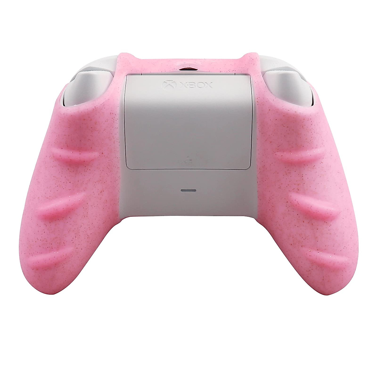 ROTOMOON Glitter Silicone Controller Skins for Xbox Series with 8 Thumb Grips, Sweat-Proof Anti-Slip Controller Cover Skin Protector Compatible with Xbox Series S/X Controller