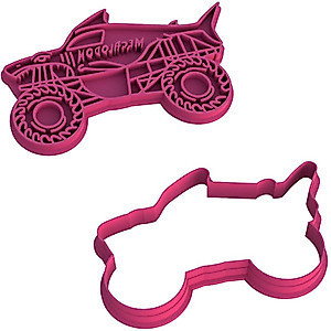 Monster Truck Jam Cookie Cutter & Stamp