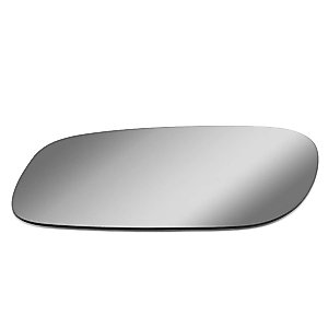 DNA MOTORING SMP-074-L Factory OE Style Left/Driver Side Door Rear View Mirror Glass Lens [Compatible with 98-11 Town Car Fits Models without Heated Mirrors]