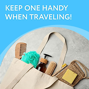 IMPRESA Loofah (Luffa) Mesh Bath & Shower Sponges, Bulk 6-Pack for Adults, Kids - Loofah Sponge - Lufas for Men - Shower Pouf - Lufas for Women