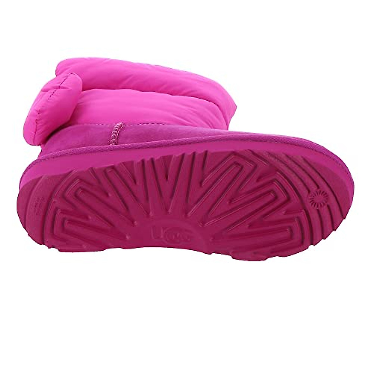 UGG Unisex-Child Bailey Bow Maxi Boot, Rose, 5 Big Kid