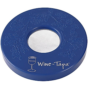 Wine Tapa Drinking Glass Covers- Keep Bugs Away from Wine Glasses Outdoors - Use as Cover for Coffee Mugs, Soda Cans, and Drinking Glasses, set of 4 No Spill Drink Covers (Fresco)