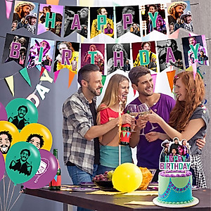 𝓟𝓸𝓼𝓽 𝓜𝓪𝓵𝓸𝓷𝓮 Party Decorations,Birthday Party Supplies For 𝓟𝓸𝓼𝓽 𝓜𝓪𝓵𝓸𝓷𝓮 Party Supplies Includes Happy Birthday Banner, Balloons, Cupcake Toppers, Cake Topper for Boys And Girls