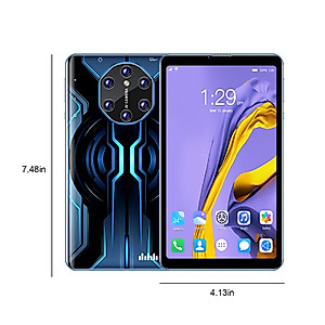 OAVQHLG3B Android Tablet 7in Tablet Android with IPS HD Screen WiFi Bluetooth Voice Call Video 1GB+16GB GPS Supports SIM 5.1 System Mini Gaming Tablet Reading Learning Tablet Small Tablet