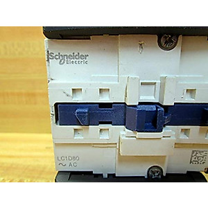 Schneider Electric LC1D80 LX1 D6 F7 Contactor LC1D80LX1D6F7