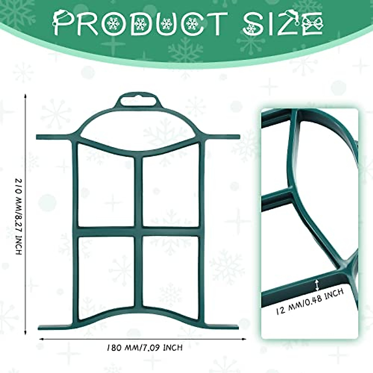 9 Pieces Christmas Light Storage Light Bulb Storage Christmas String Lights Organizer Holder Extension Cord Holder for Reel Extension Cord, Garland, Beads