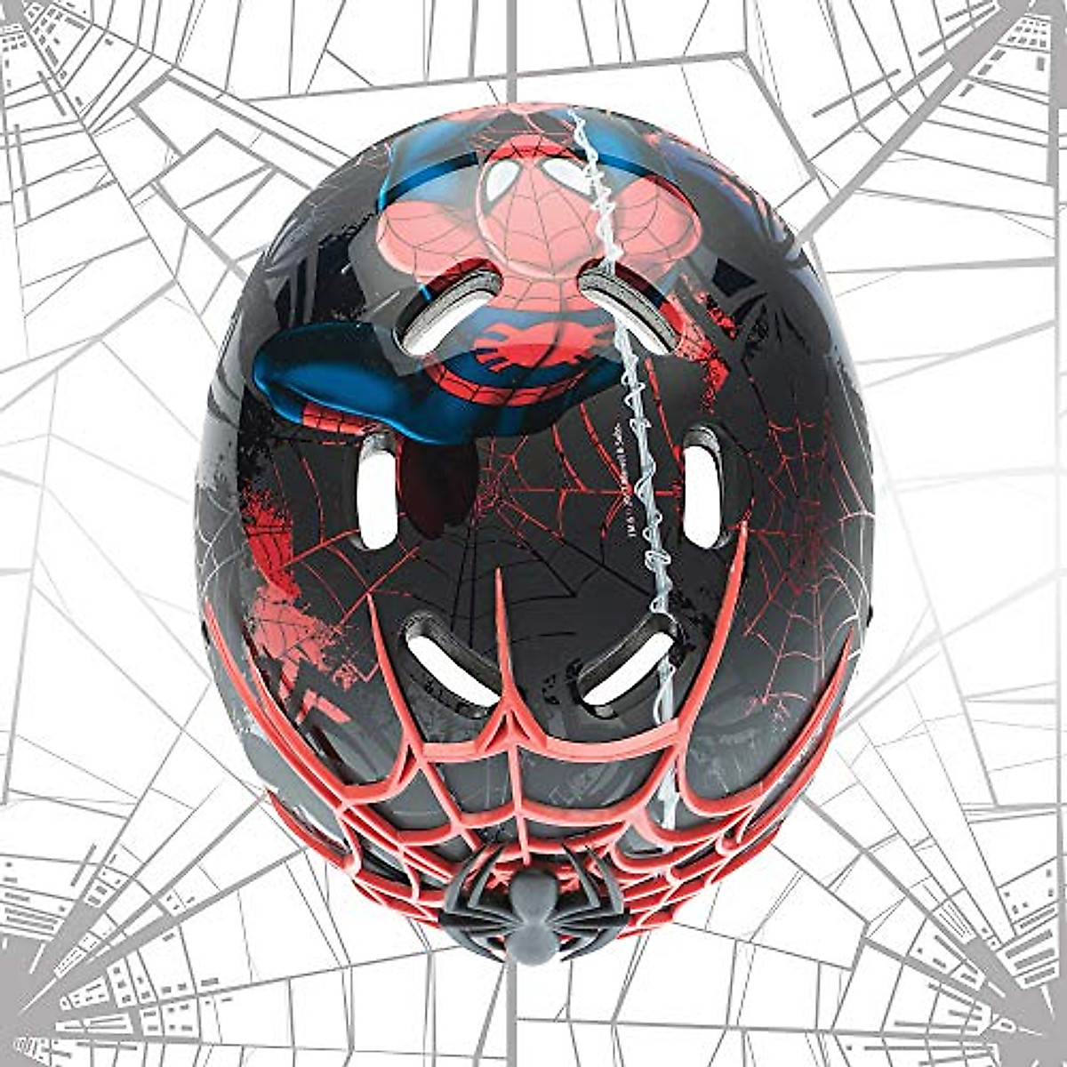 Bell 7059833 Children Spider-Man 3D Web Slinger Multi-Sport Helmet , Child (5-8 yrs.)
