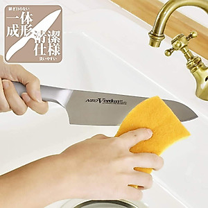 Shimomura Industry NVD-01 Neo Verdun Santoku Knife, Made in Japan, 6.5 inches (165 mm), Molybdenum, Vanadium, Steel, Dishwasher Safe, Made in Niigata, Tsubamesanjo