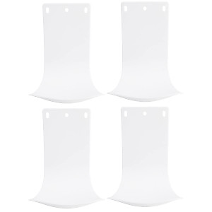 Cabilock 4 Pcs Plastic Water Tray Soap Dispenser Drip Catchers Electric Soap Dispenser Tray Automatic Dispenser Gel Wall Mount Soap Dispenser Spray Toilet White Abs Foam Board