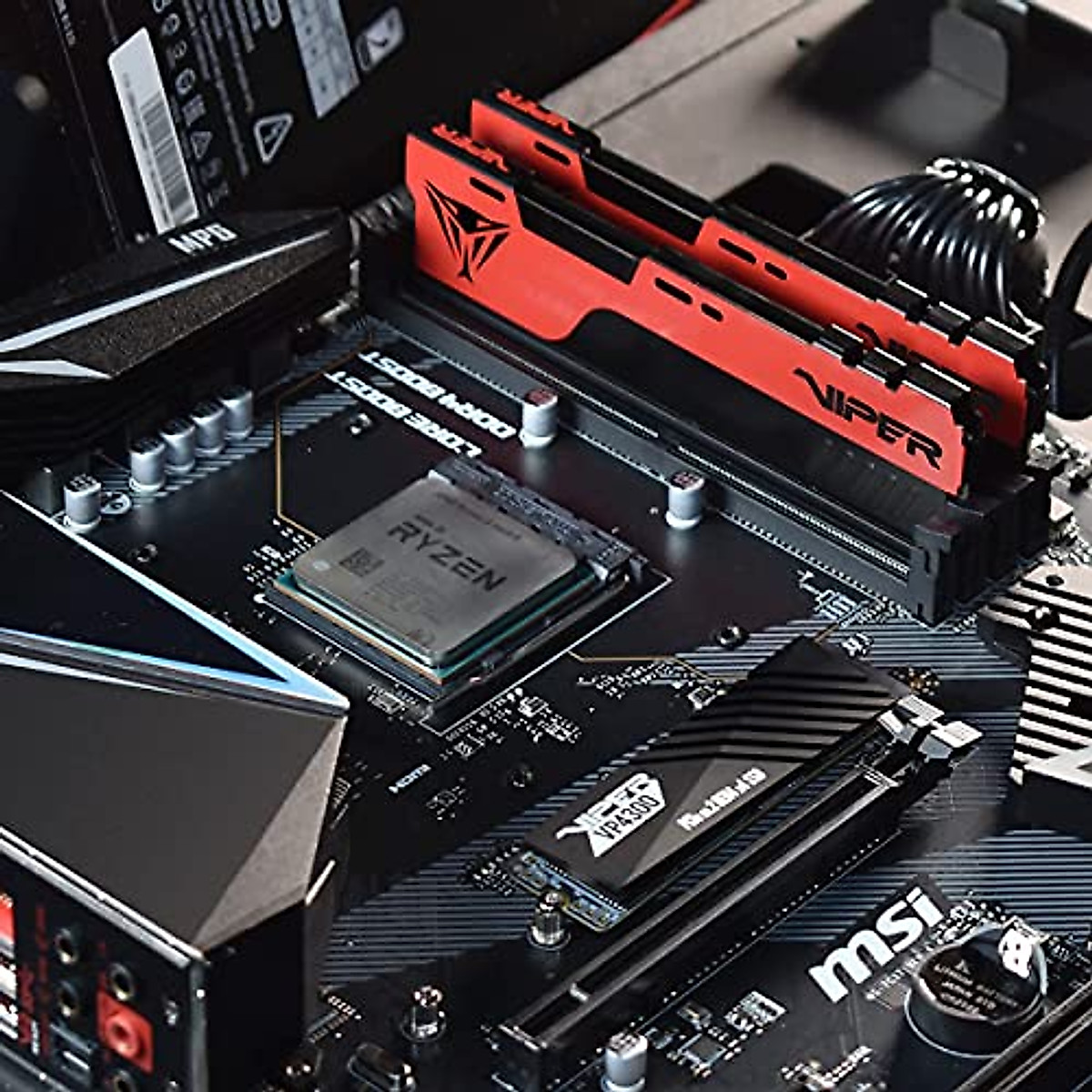 Patriot Viper Elite II DDR4 RAM 8GB (1X8GB) 3200MHz CL18 1.35v UDIMM Desktop Gaming Memory Module Compatible with XMP - PVE248G320C8
