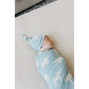 Copper Pearl Large Premium Knit Baby Swaddle Receiving Blanket Peanut