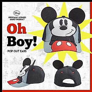 Disney Boys Mickey Mouse Cotton Baseball Cap - 100% Cotton