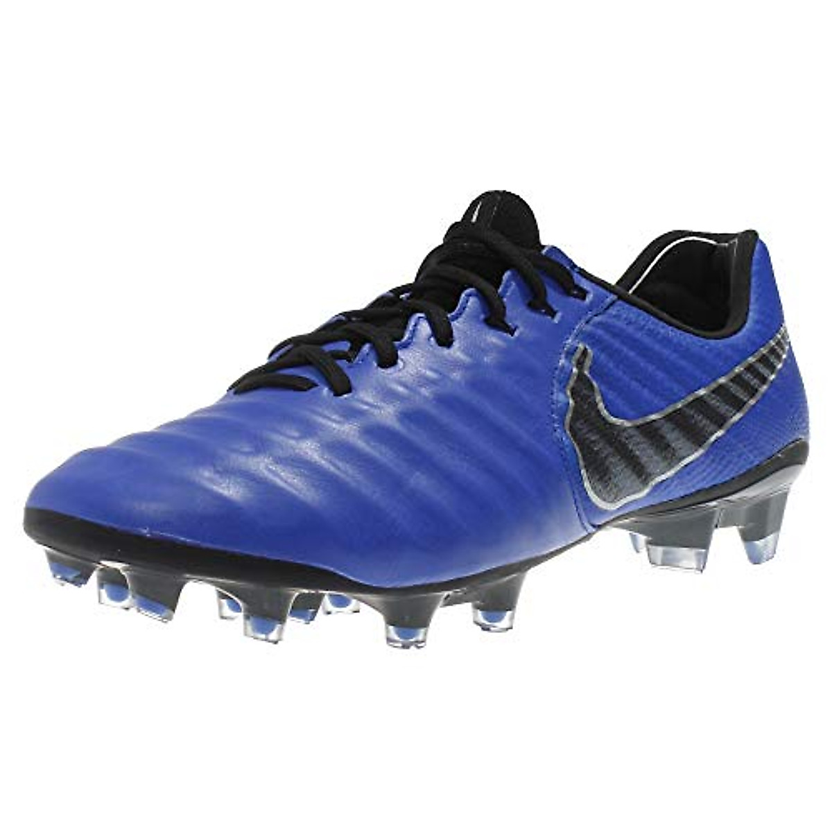 Nike Men's Football Boots , Multicolour Racer Blue Black Metallic Silver 4 , 8 US