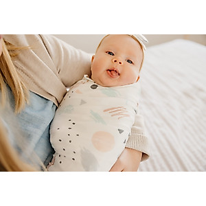 Copper Pearl Large Premium Knit Baby Swaddle Receiving Blanket Bayside