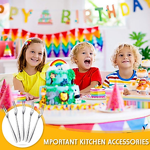 Appetizer Forks Cocktail Forks 2 Prong Mini Forks for Appetizers 5.1 Inches Stainless Steel Forks Set Dessert Salad Fruit Cake Tasting Forks Bulk for Birthday home Party Wedding Restaurant(48 Pcs)