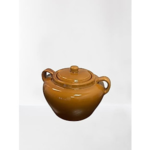 Fox Run 0350 Stoneware Bean Pot, 9.75 inches, Brown