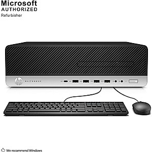 HP EliteDesk 800 G3 SFF PC (RGB), Intel Core i7-7700 up to 4.0 GHz, 32GB DDR4, 1TB SSD, 500GB HDD, WiFi, DVD, Bluetooth, Windows 10 Pro 64 Bit(Renewed), Black