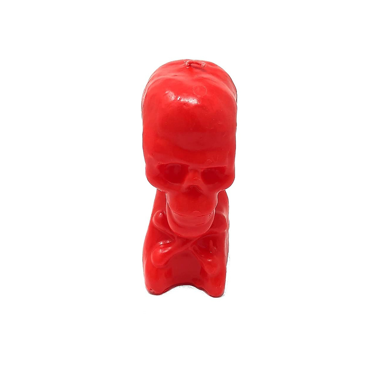 CircuitOffice Skull Candle in Red