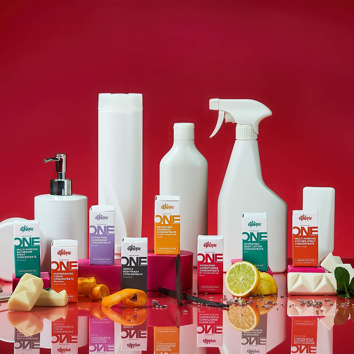 Ethique Gentle Body Lotion Concentrate for Sensitive Skin - Unscented - Plastic-Free, Vegan, Cruelty-Free, Eco-Friendly, Makes 11.83 fl oz Bottle of Body Lotion (Pack of 1)