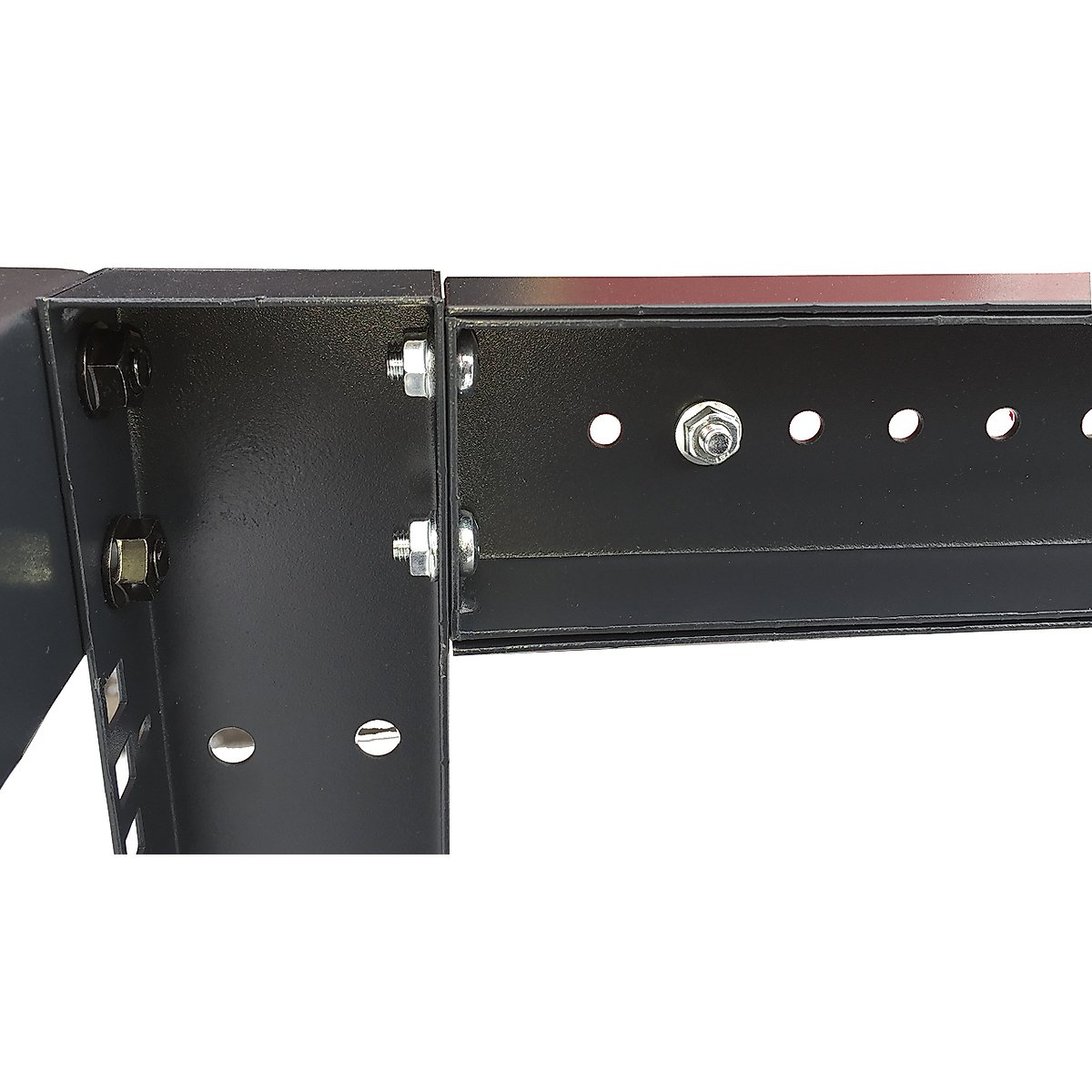 Sysracks 4 Post Open Frame Server Rack Mobile Relay with Wheels Casters for 19" Network Server AV IT Equipment Gear Rack Cabinet Adjustable Depth 24"-37" (22U)