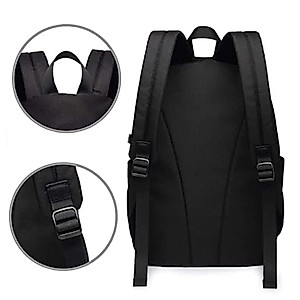 Cute-Ge-Ometry USB Backpack 17 in Shoulders Bags Laptop School Knapsack Daypacks Travel Women Men