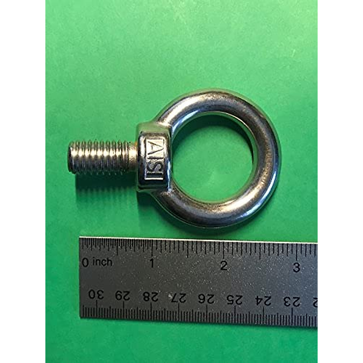 US Stainless, Stainless Steel 316 1/2" Lifting Eye Bolt 1/2" UNC Pitch of 1/2"-13 Marine Grade
