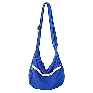 Berrysun Canvas Bag Women Men Trendy Canvas Hobo Sholder Bag Satchel Retro Messenger Bag School Travel Handbag