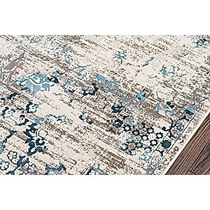 Momeni Rugs Juliet Collection Area Rug, 7'6" x 9'6", Blue