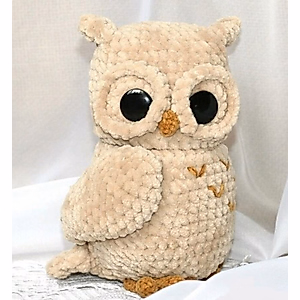 Troyarn Velvet Chenille Baby Blanket Yarn Amigurumi Yarn for Crocheting and Knitting Super Bulky 100 gr (132 yds) (10145 - Mushrooms)