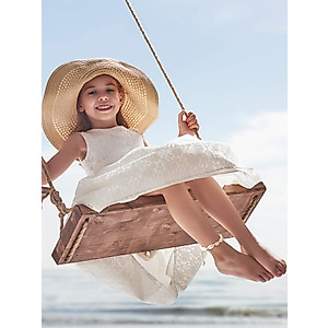 meekoo 2 Pieces Boho Natural Shell Anklet Bracelet Handmade Beach Foot Jewelry Adjustable Beaded Anklet for Women