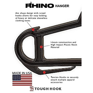 Rhino Hanger Multi Pack Set of 2 Blue and Grey |USA Made