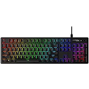 HyperX Alloy Origins Mechanical Gaming Keyboard HX-KB6RDX-US - Linear Red Switch (Renewed)