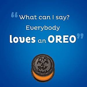 OREO Orange Creme Chocolate Sandwich Cookies, Limited Edition, Halloween Cookies, 18.71 oz