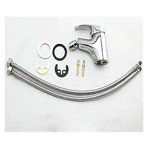 Chrome Polished Bidet Spray Copper Bidet Faucet Toilet Rotates 360 Degrees (1 pcs)